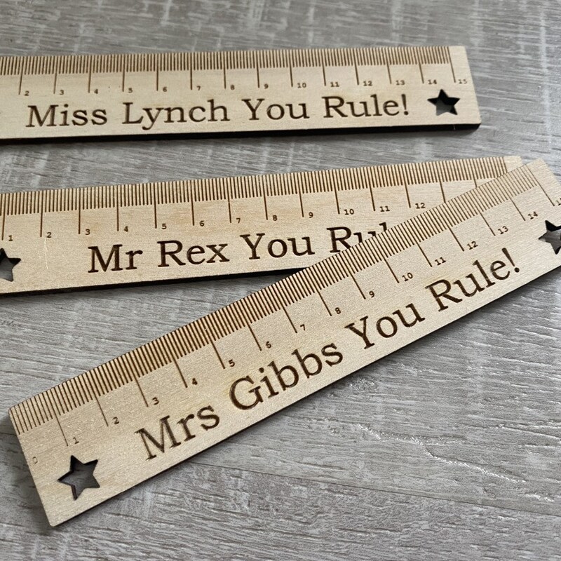 Teacher Ruler Sign - Etsy