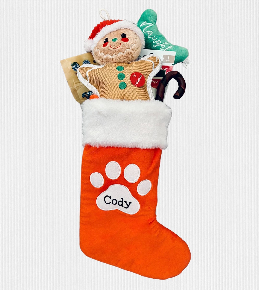 Dog Christmas Stocking Personalized Pet Stocking Dog - Etsy