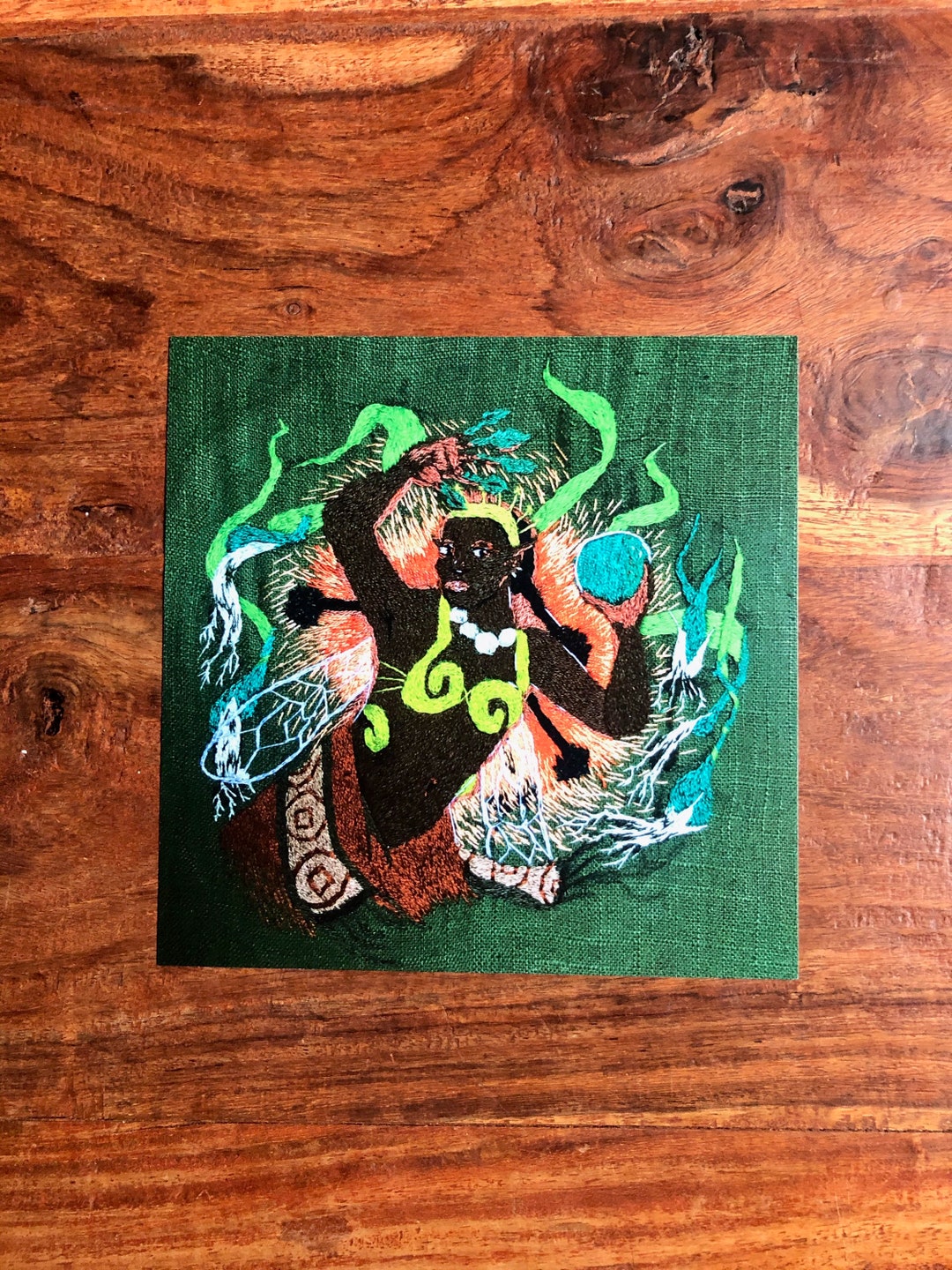 Embroidery Print Dance of Soil - Etsy