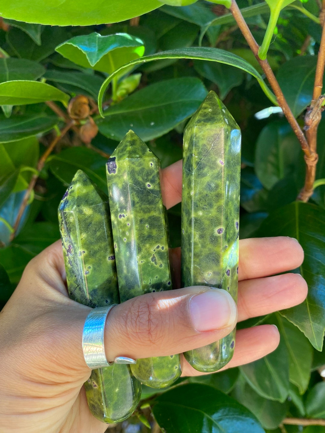 Atlantisite, Atlantisite Massage Wand, Serpentine, Stichtite ...