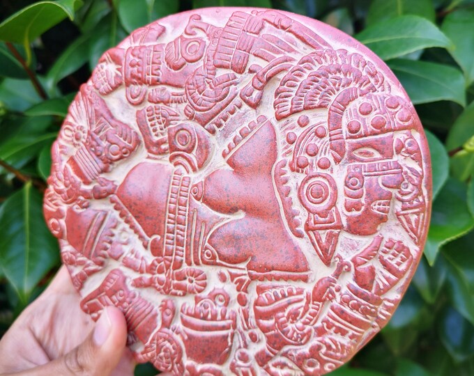 History Aztec Maya Artifact Coyolxauhqui Moon Goddess Wall - Etsy