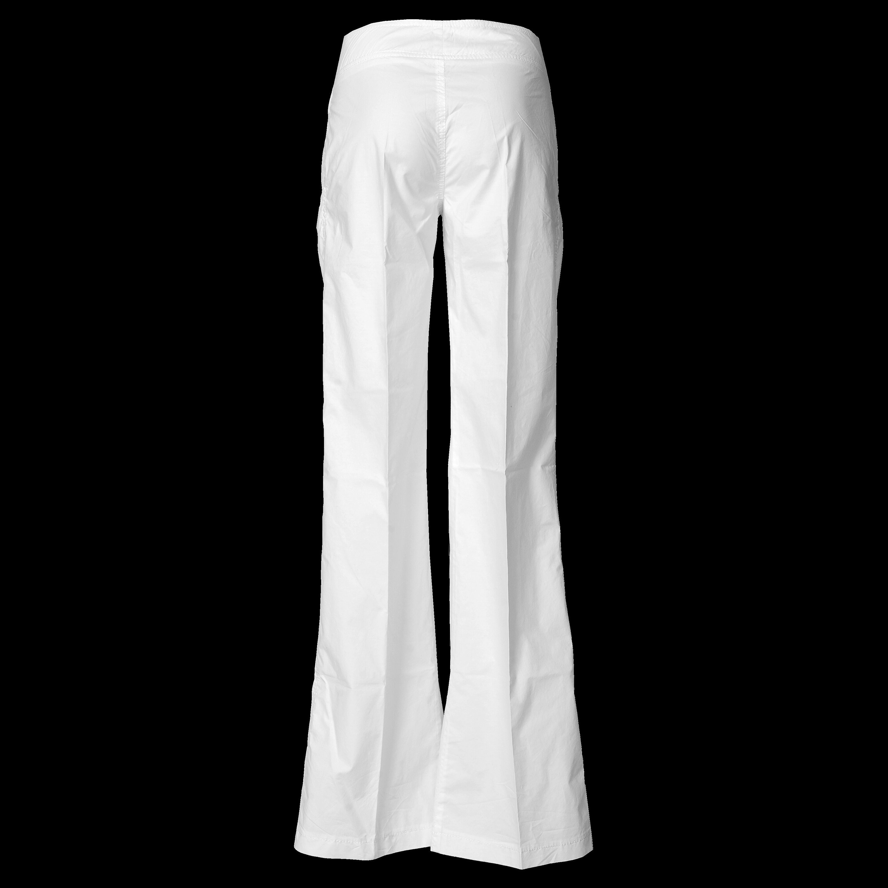 White Cotton Palazzo Pants/loose Wide-legged Woman's Trousers/classic ...