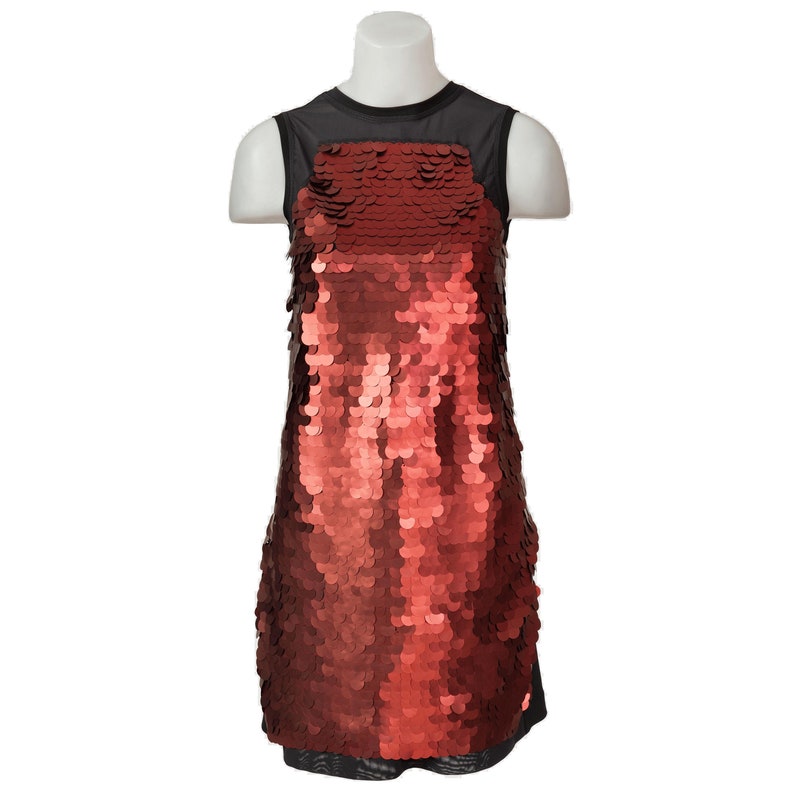 NEW Blue Cute A-line Sequined Extravagant Dress/little Spangle Dress ...