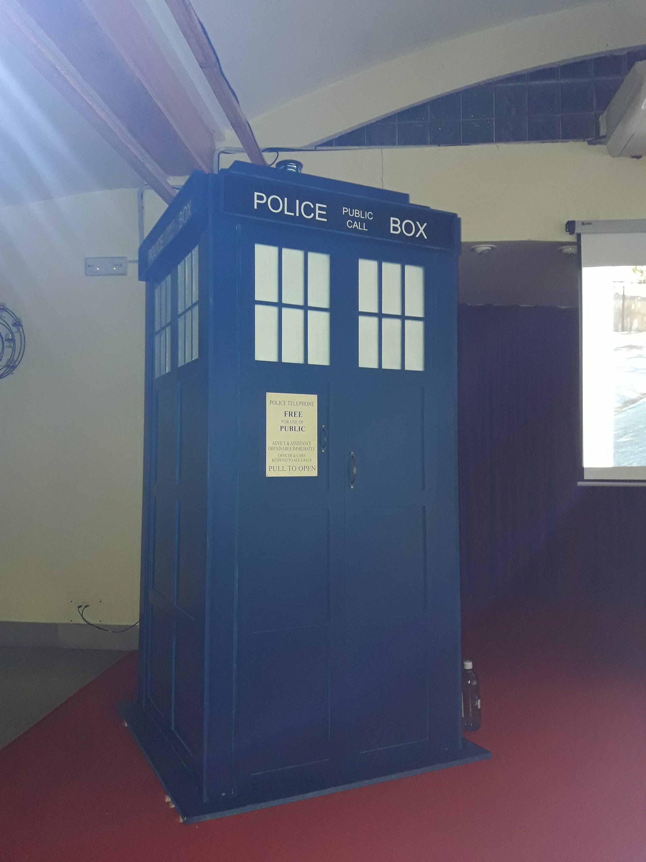 T.A.R.D.I.S. From Dr. Who Original Size - Etsy