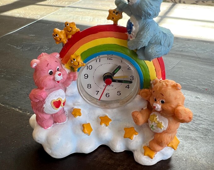 Vintage Carebears Clock - Etsy