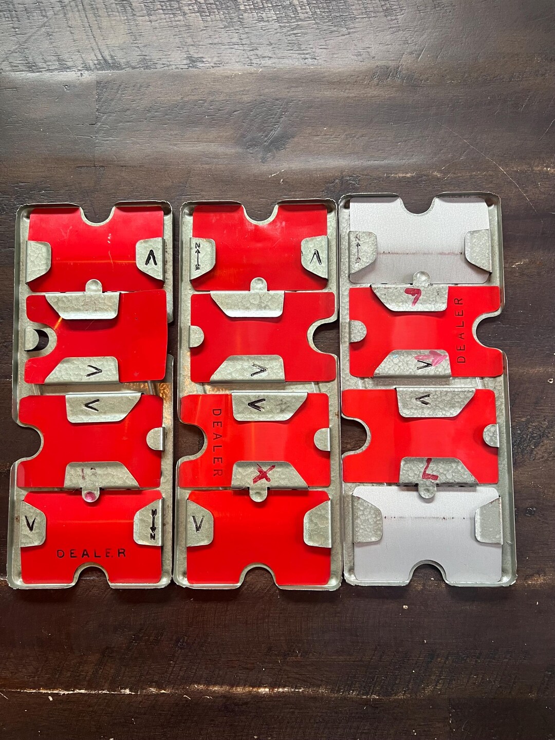 Metal Card Dealer Tray | Rummy & Playing Card Game - Etsy