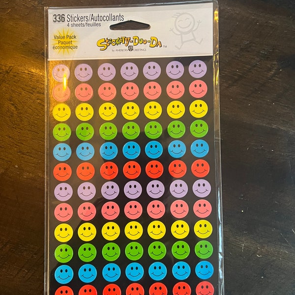 Smiley Face Stickers - Etsy