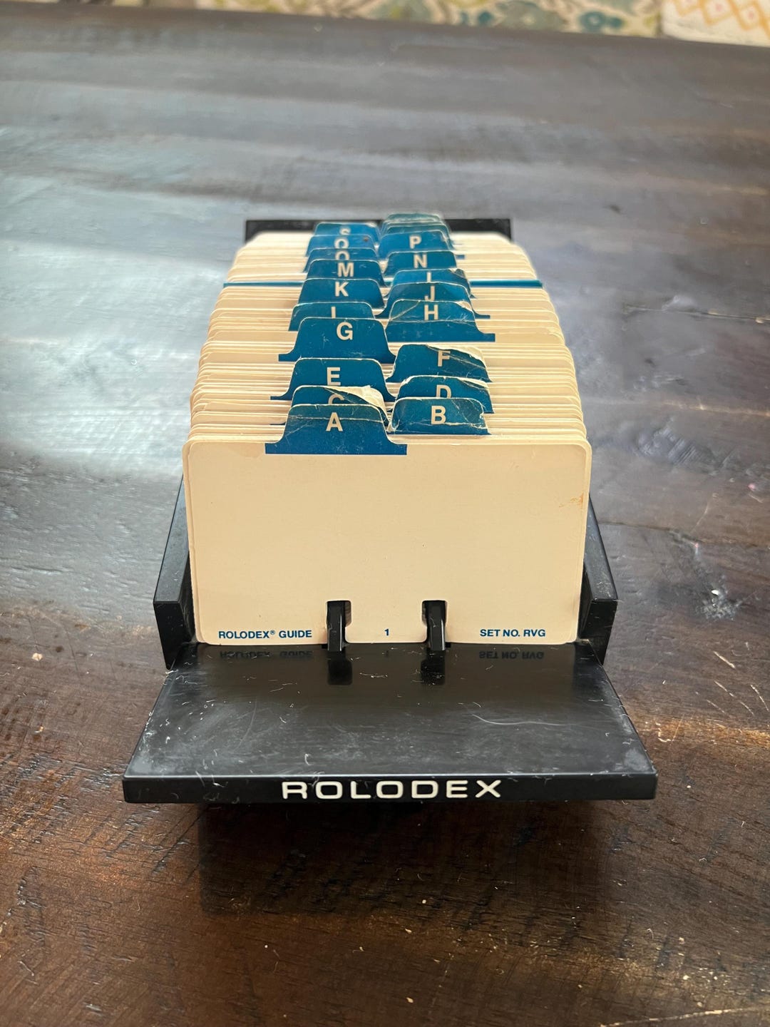 Vintage Rolodex With Cards Vintage Office Supplies - Etsy