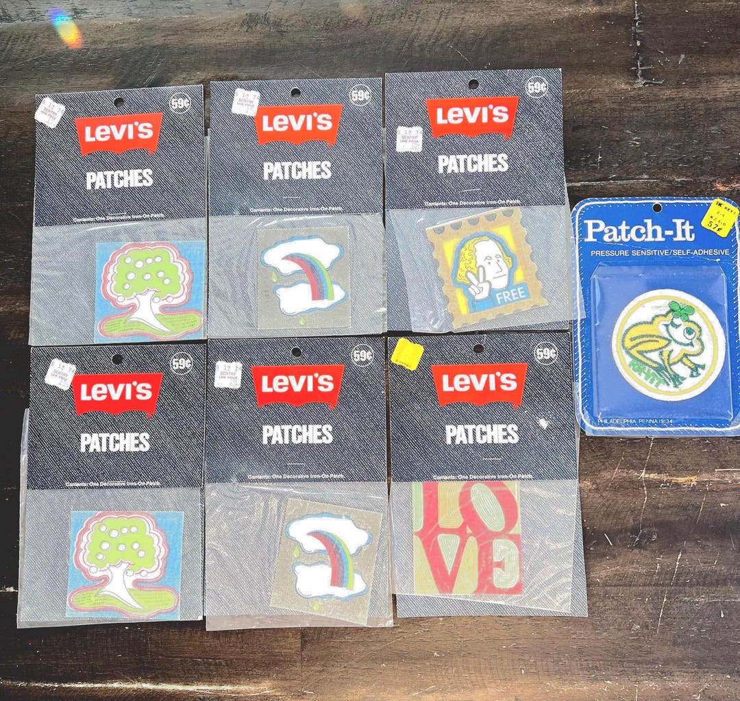 Vintage Levi’s Patches | Vintage Patches | Vintage Patch | Set of 6 - Etsy