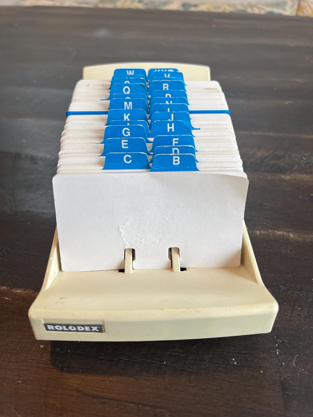 Vintage Rolodex Organizer White Rolodex Vintage Office Supplies Vintage ...