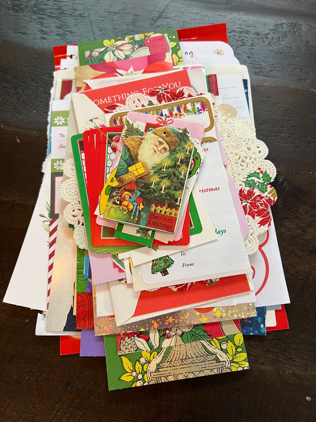 Christmas Paper Pack Junk Journal Happy Mail Scrapbooking Stationery ...