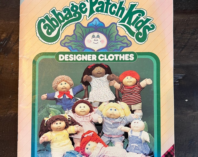 Cabbage Patch Kids Sewing Book | Vintage 1984 Craft Book - Etsy