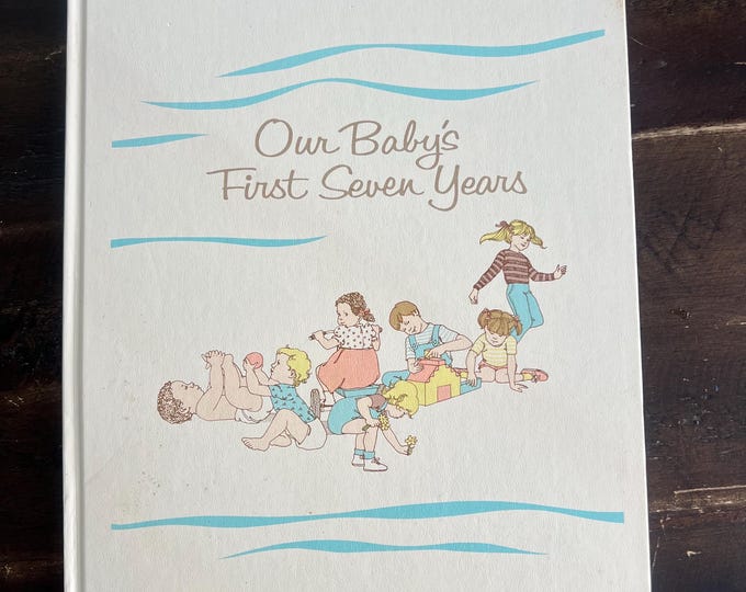 Vintage Baby Book | Baby Album | Baby Keepsake Book - Etsy