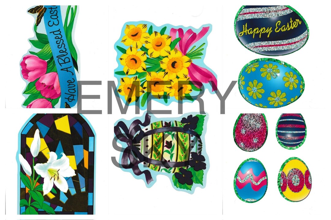 Printable Vintage Easter Ephemera | Digital Ephemera - Etsy