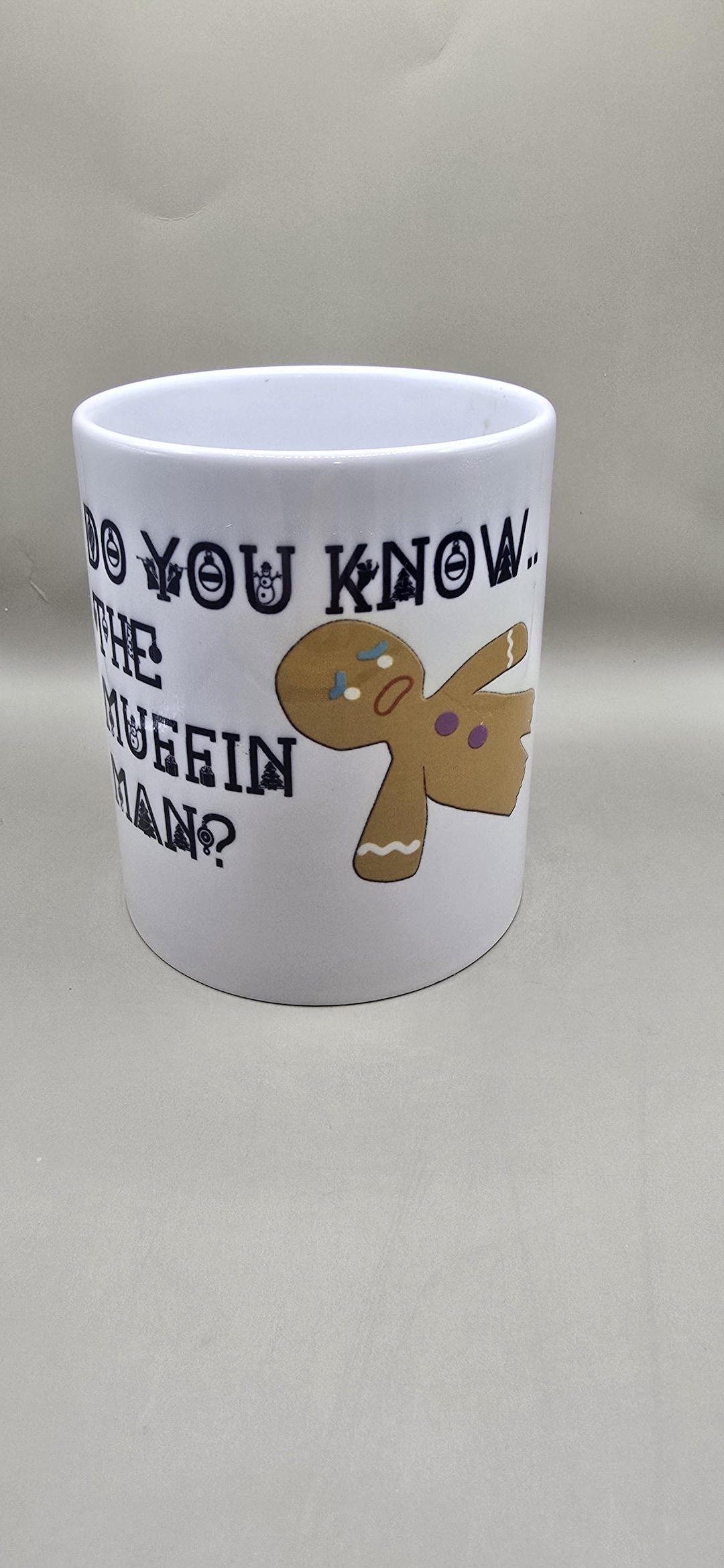 Ginger Bread Man From Shrek, Dry Sublimation 11oz Custom Coffee Cup ...