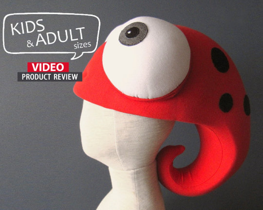 Lizard Costume Hat, Gecko Carnival Hat, Red Spotted Newt, Reptile ...