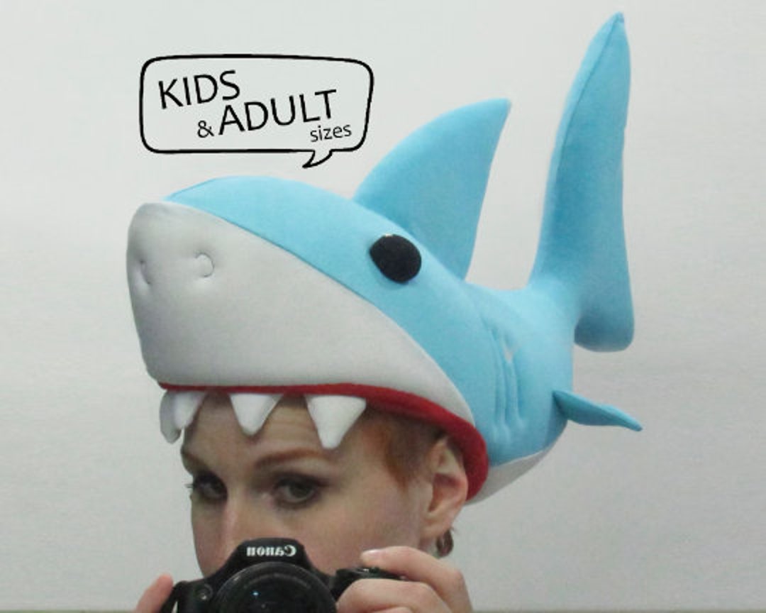 Shark Attack Costume Hat for Kids and Adult - Etsy