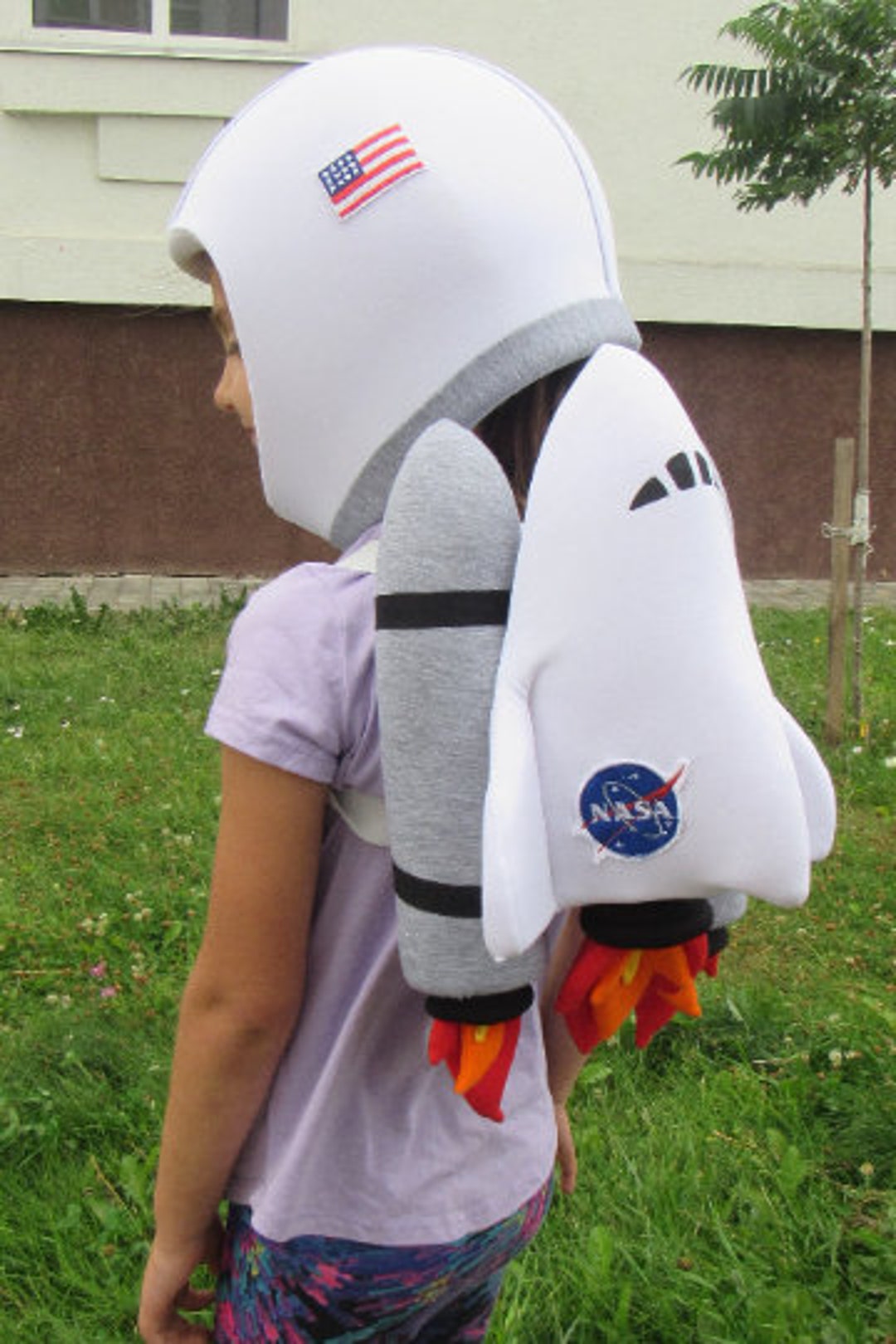 Astronaut Jet Pack Costume, Rocket Backpack Toy, Space Shuttle Cosplay ...