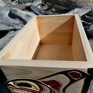 Indigenous Native American Northwest Coast KILLER WHALE Bentwood Box ...