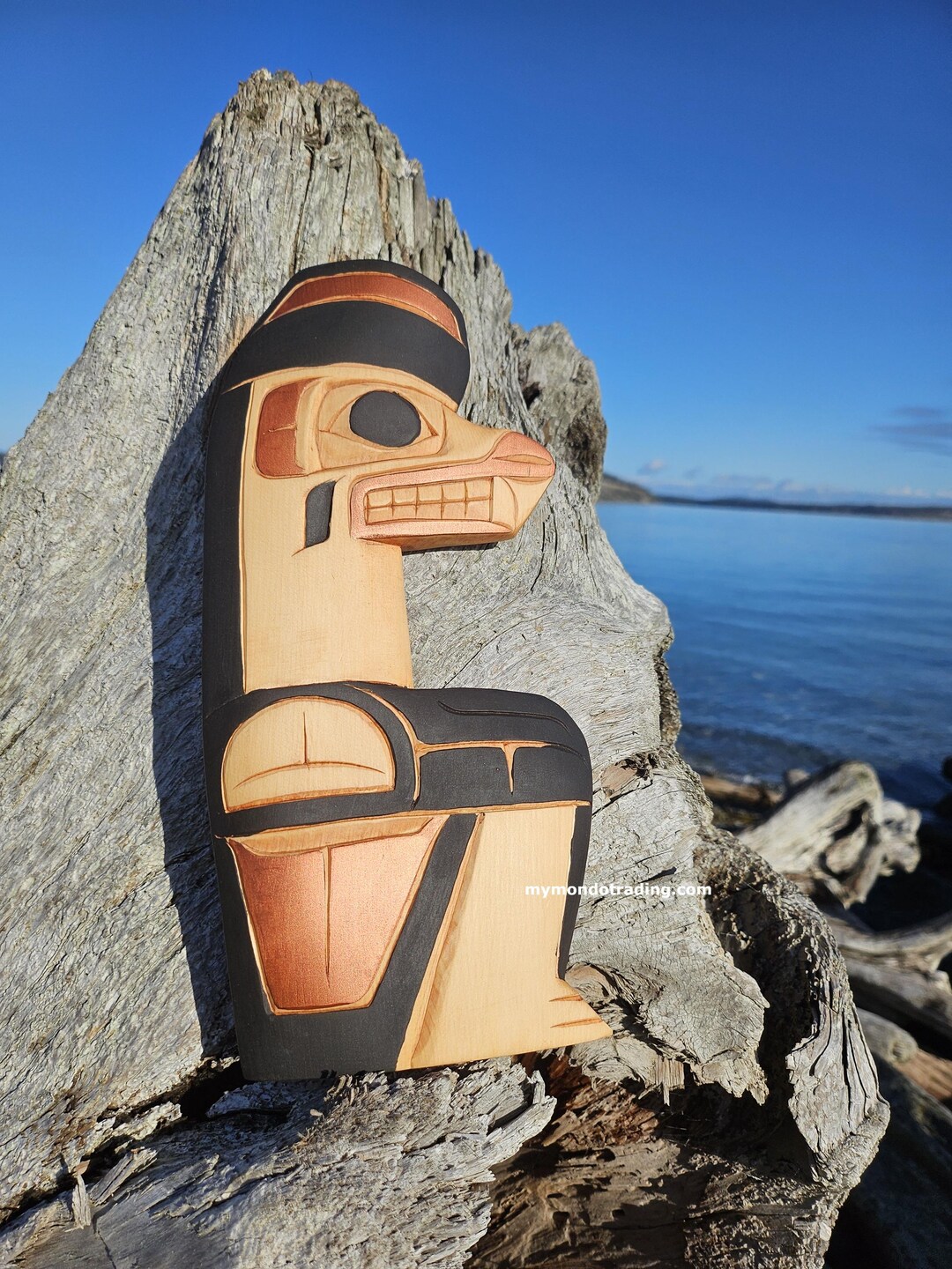 Hand Carved Bear Wall Art: Authentic Northwest Coast First Nations ...