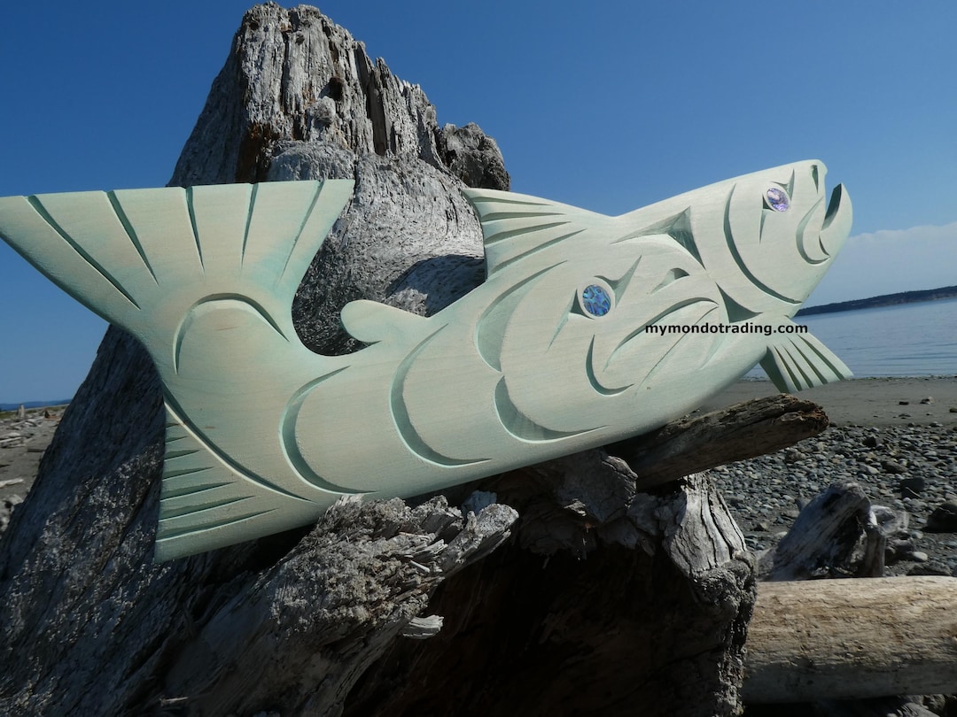 Indigenous Native American Pacific Northwest Coast Native Spring Salmon ...