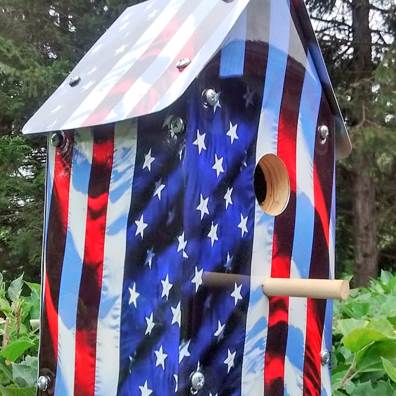 Patriotic Birdhouse - Etsy