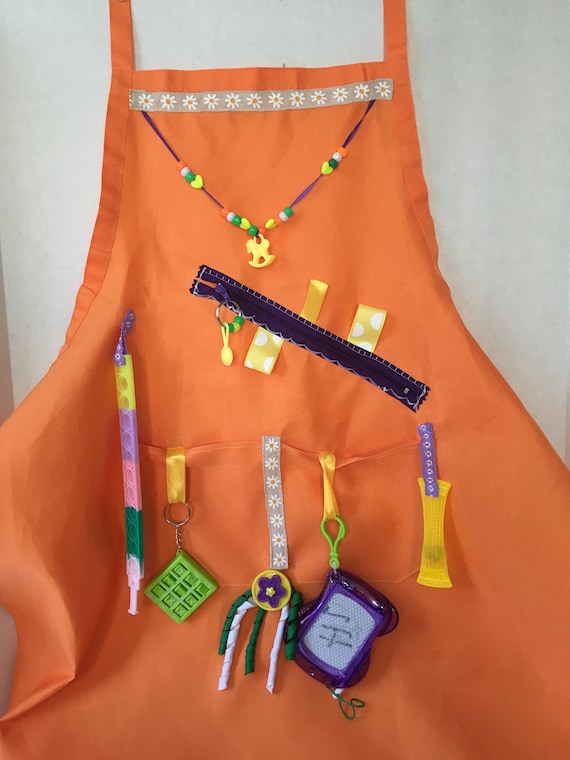 ADULT FIDGET APRON/ Activity Apron - Etsy
