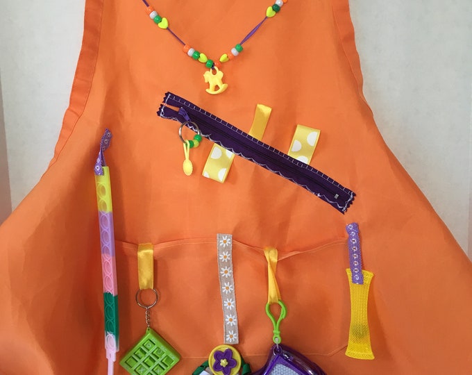 ADULT FIDGET APRON/ Activity Apron - Etsy