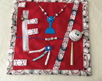 ADULT FIDGET BLANKET/ Wheelchair Activity Lap Pad / Fidget Mat - Etsy