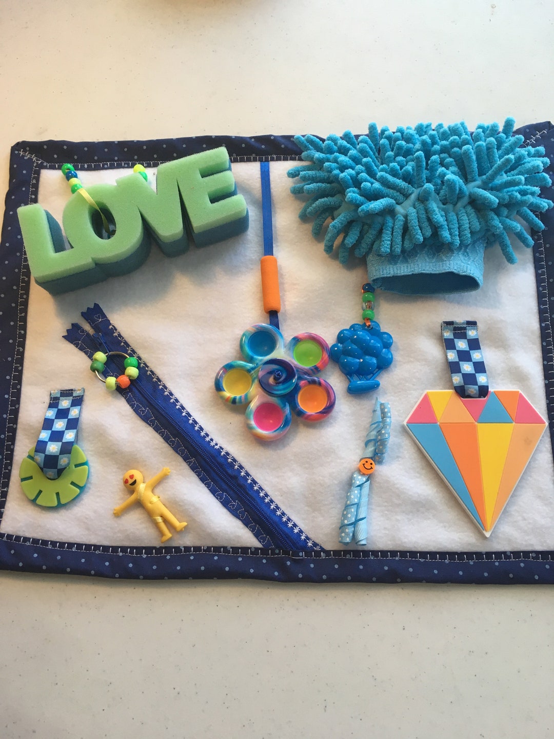 ADULT FIDGET Blanket/wheelchair Activity - Etsy