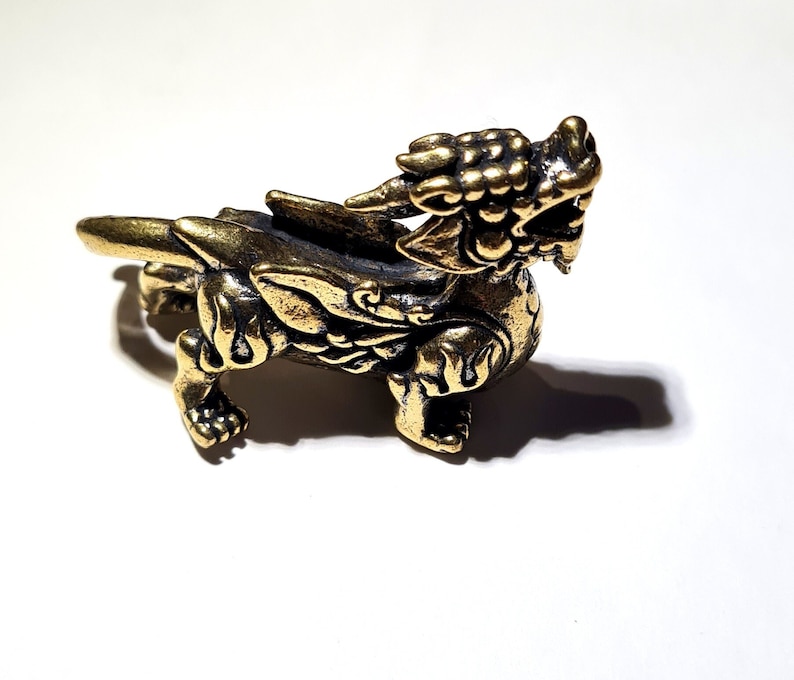 Gold Chinese Lucky Animal Pixiu Dragon Good Luck Pixiu - Etsy
