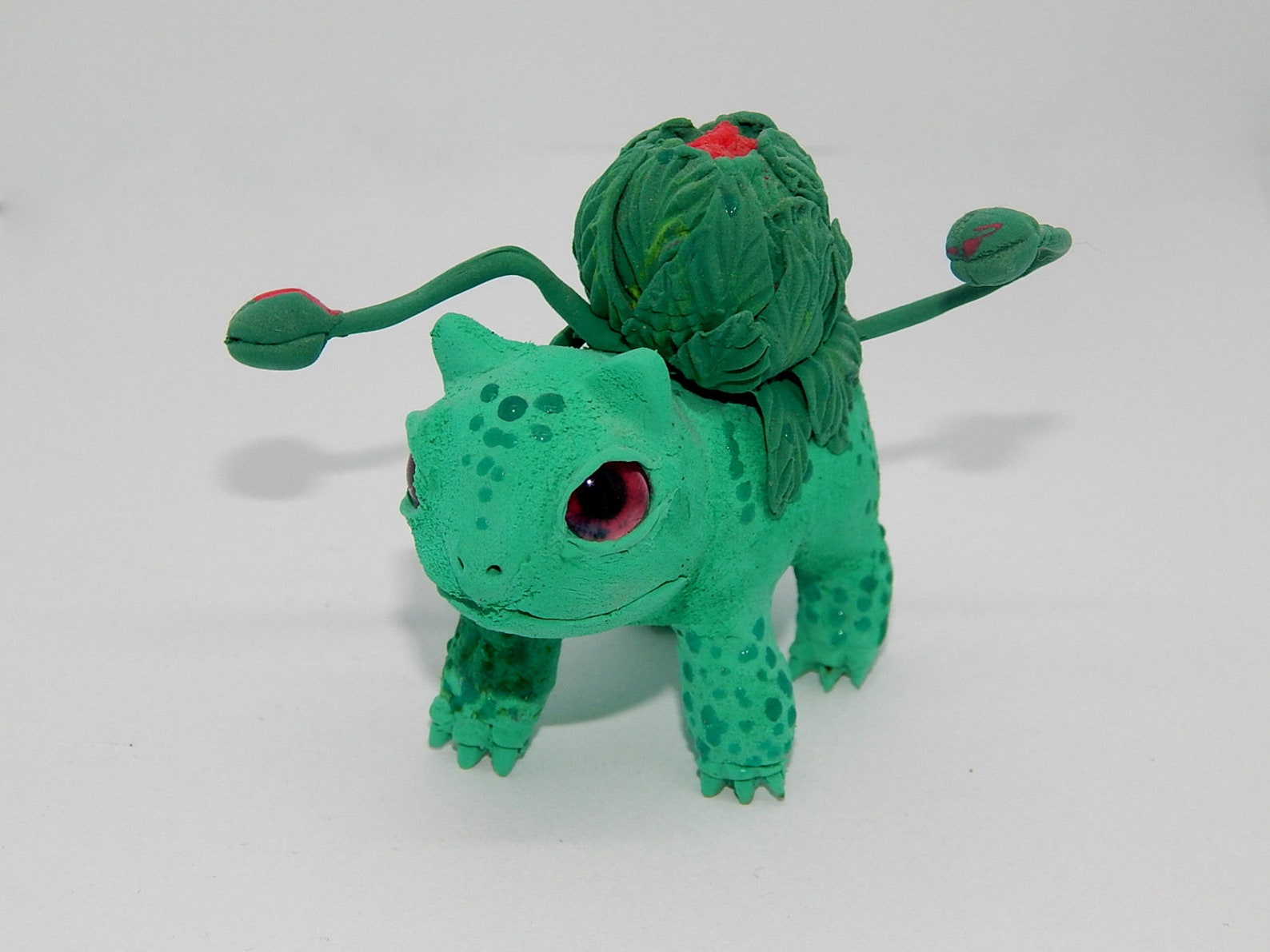 Pokémon Bulbasaur Figurine Sculpture, Pokemon Bulbasaur Handmade of ...