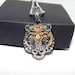 Tiger Pendant Necklace: Spirit Animal Amulet, 25mm - Etsy