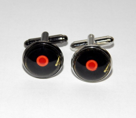 Vinyl record cufflinks Vinyl record jewelry Vinyl record | Etsy