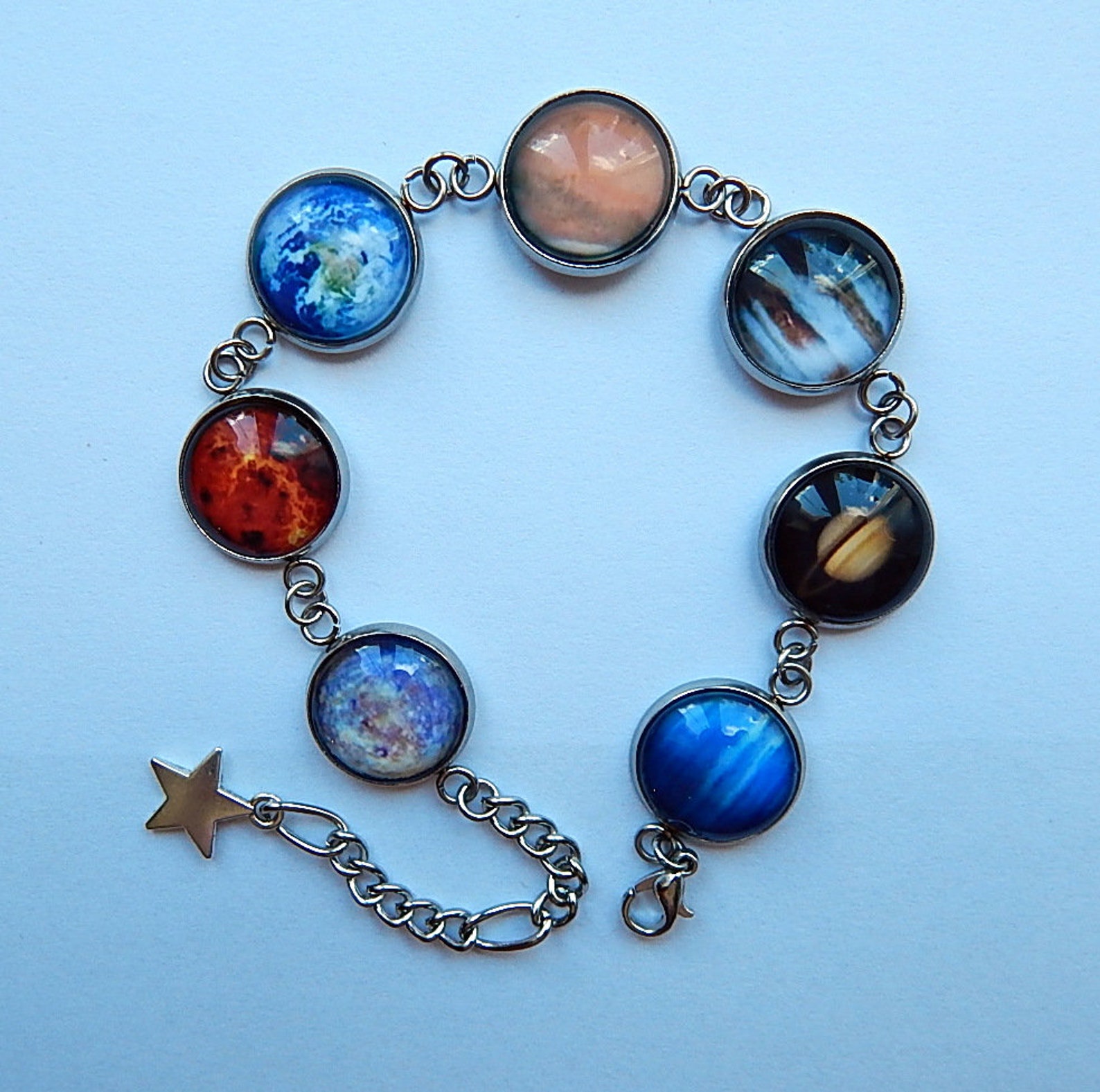 Solar System Bracelet Solar System Jewelry Planet Bracelet - Etsy