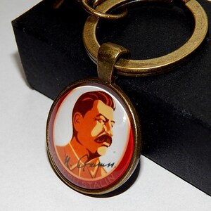 Joseph Stalin Pendant, Stalin Necklace, Stalin Jewelry, Stalin Keychain ...