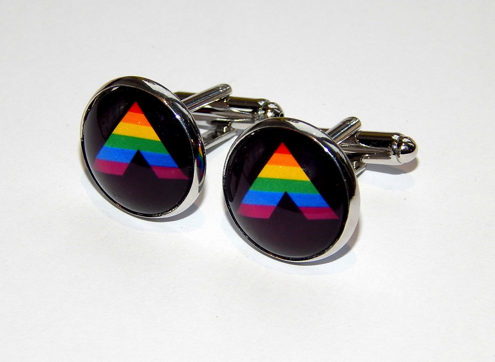 Straight Ally Flag Rainbow Lapel Pin Cufflinks Earrings LGBTQ - Etsy UK