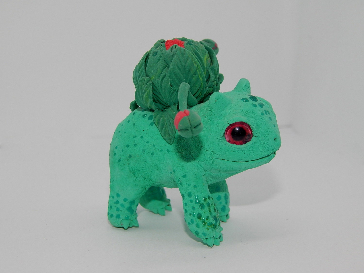 Pokémon Bulbasaur Figurine Sculpture, Pokemon Bulbasaur Handmade of ...