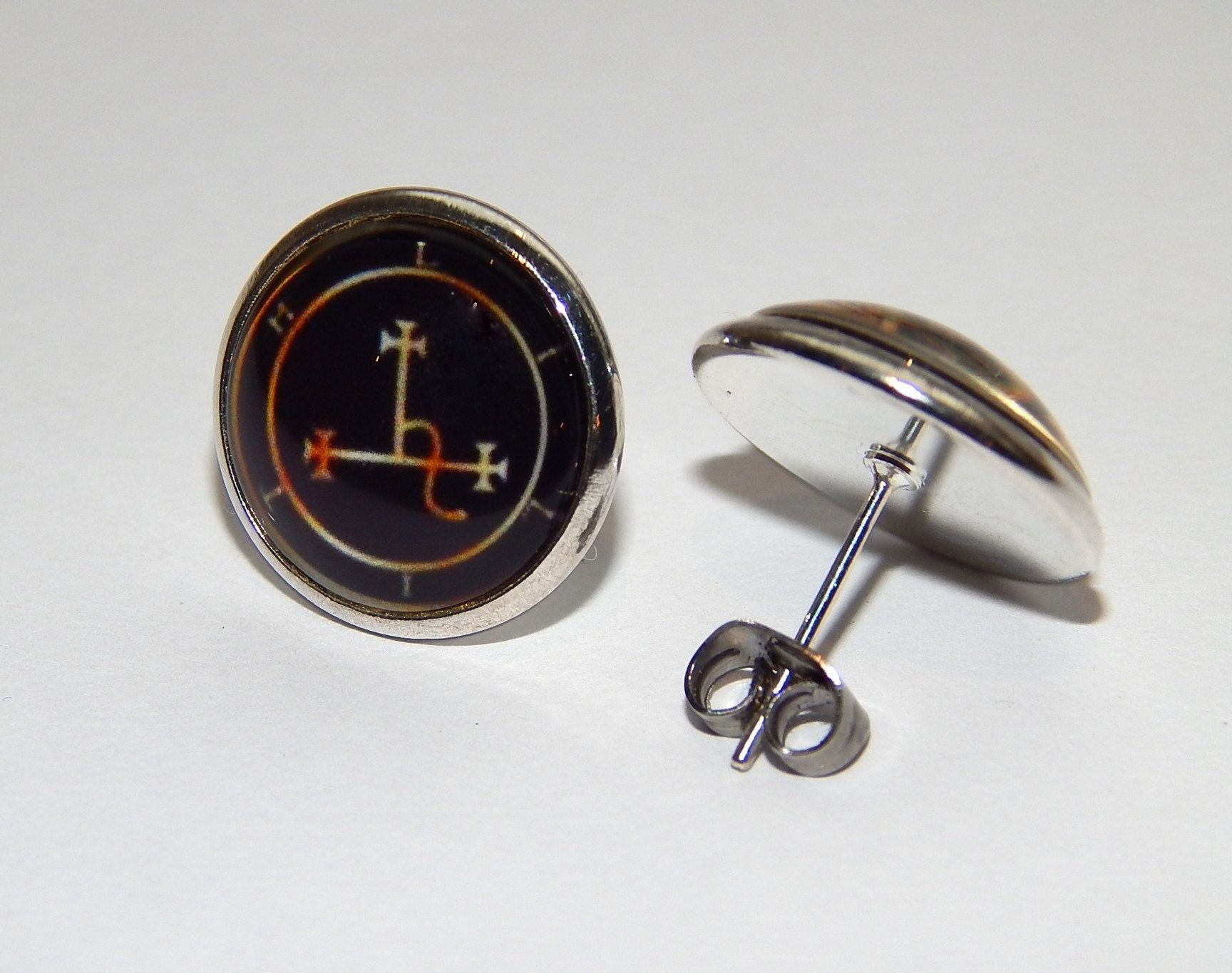 Lilith Demon Sigil Earrings Lilith Symbol Jewelry Lilith - Etsy