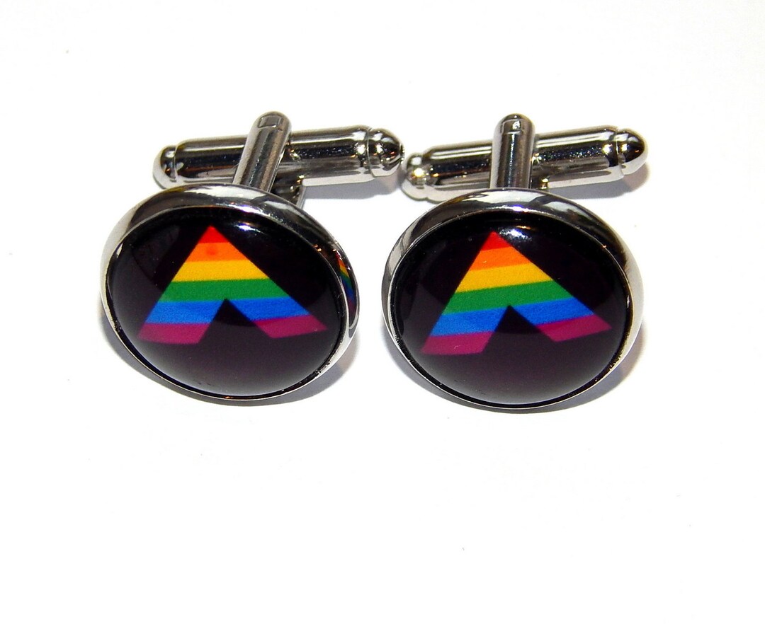 Straight Ally Flag Rainbow Lapel Pin Cufflinks Earrings LGBTQ Pride ...