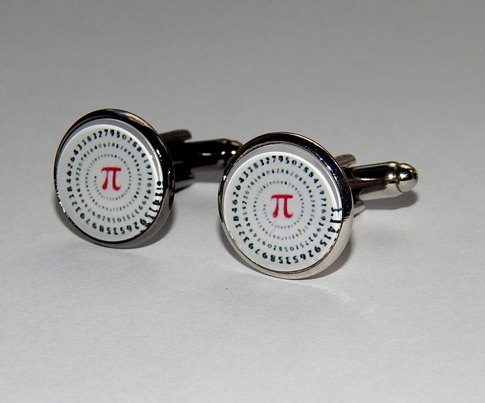Pi Cufflinks Pi Jewelry Pi Charm Cufflinks Math Cufflinks - Etsy