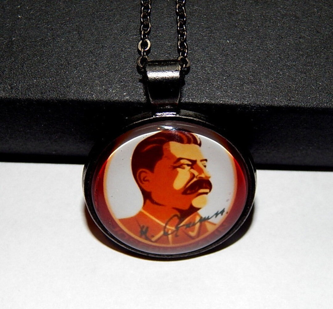 Joseph Stalin Pendant, Stalin Necklace, Stalin Jewelry, Stalin Keychain ...