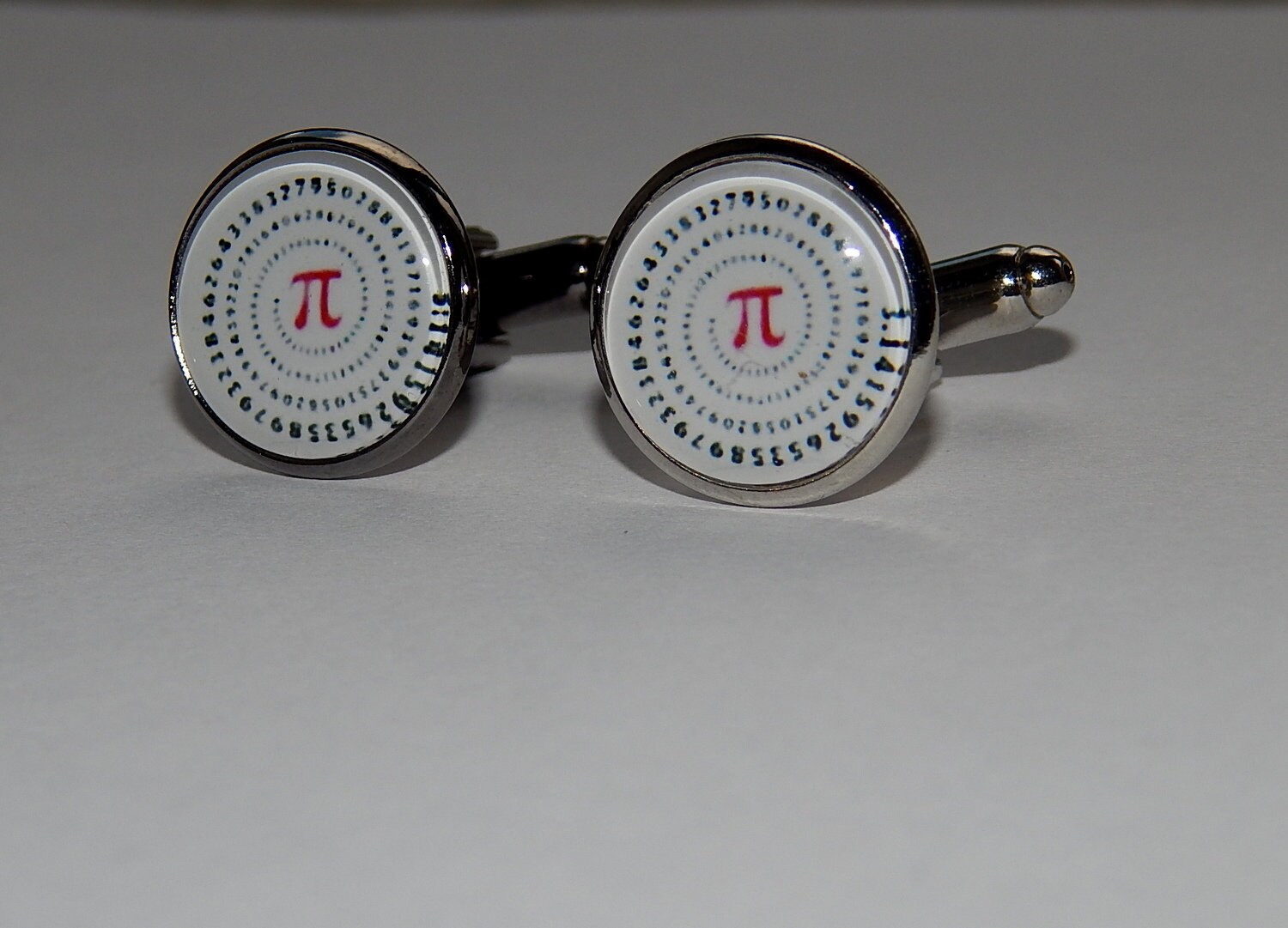 Pi cufflinks Pi Jewelry Pi Charm cufflinks math cufflinks | Etsy