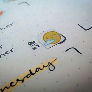 Weather Small Icons Kawaii Cute Weather Planner Stickers | Etsy