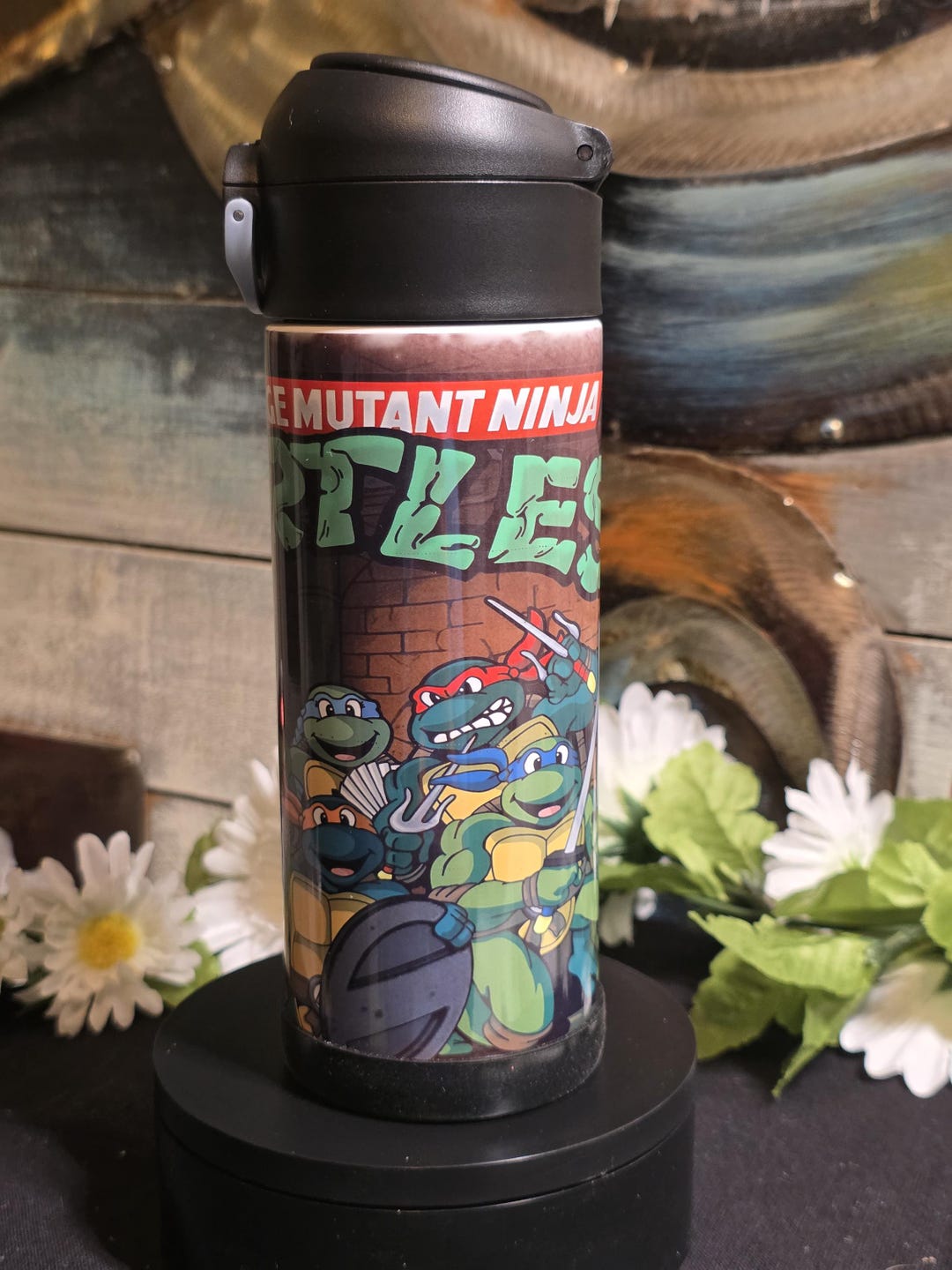 TMNT 15 Oz Sublimation Tumbler | Retro Ninja Turtles Fan Cup | Kids ...