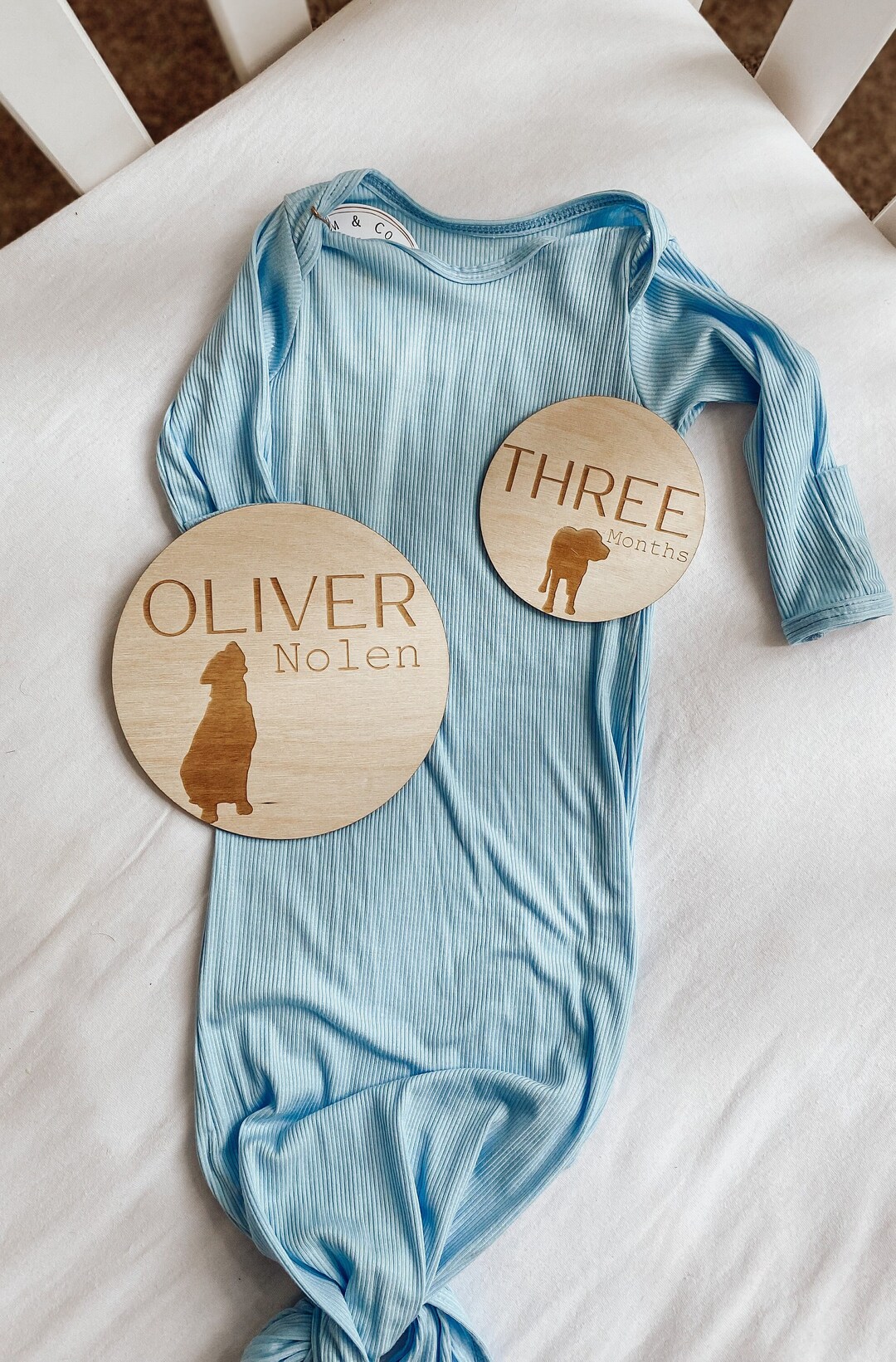 Lab Dog Baby Milestones Labrador Retriever Baby Gift American Lab Baby ...