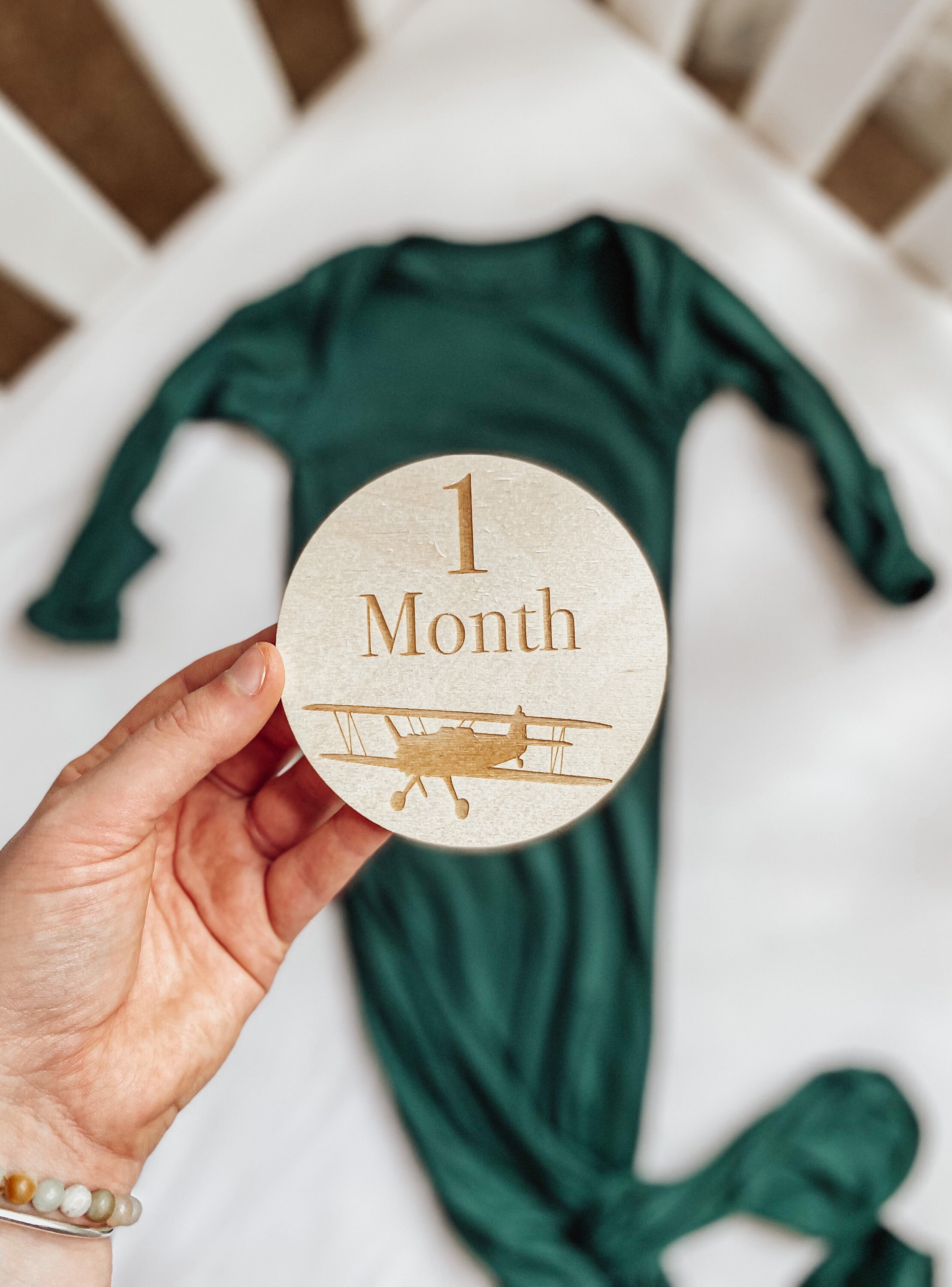 Aviation Baby Monthly Milestones Airplane Baby Milestones - Etsy