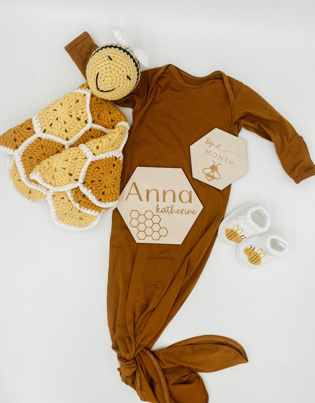 Bee Monthly Milestones Beekeeper Baby Gift Gift for Beekeeper Honeybee ...