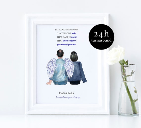 Custom Memorial Print Family Memorial Print Personalized | Etsy