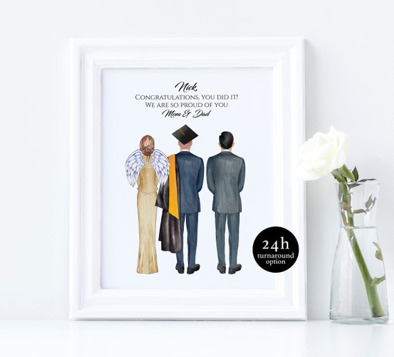 Custom Graduation Memorial Print Proud of You Memorial Print | Etsy